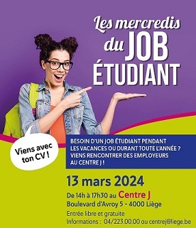 Jeunesse Ardente | Les mercredis du job étudiant